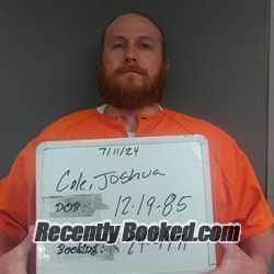 Recent Booking / Mugshot for JOSHUA DAVID COLE in Sebastian County ...
