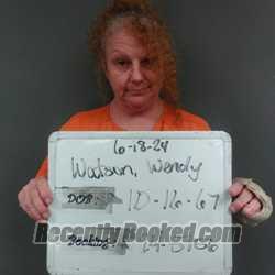 Recent Booking / Mugshot for WENDY GALE WATSON in Sebastian County ...