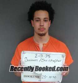 Recent Booking / Mugshot for Christopher Blake Grimes in Sebastian ...