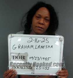 LANESHA RACHELLE GRAHAM Arrest Record & Booking Info – Sebastian County ...