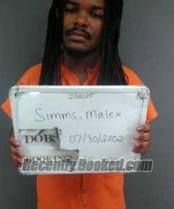 Recent Booking / Mugshot for Malek Amiri Simms in Sebastian County ...