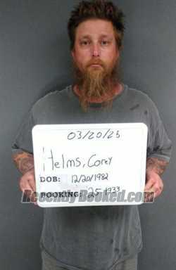 Recent Booking / Mugshot for Corey Alan Helms in Sebastian County, Arkansas