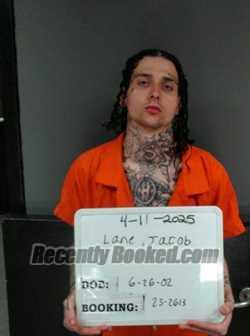 Recent Booking / Mugshot for JACOB RAY LANE in Sebastian County, Arkansas