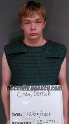 Recent Booking / Mugshot for DERRICK SEBASTIAN COLE in Sebastian County ...