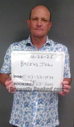 JOHN BENJAMIN BACKUS Arrest Record & Booking Info – Sebastian County ...