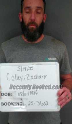 Recent Booking / Mugshot for Zachary Sumner Colley in Sebastian County ...