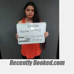 Recent Booking / Mugshot for SARENITY DESTINY MACKEY in Sebastian ...