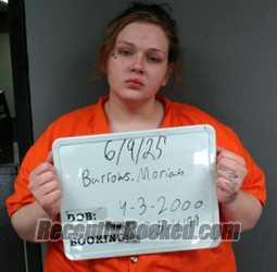 Recent Booking / Mugshot for MORIAH JOLANE BURROWS in Sebastian County ...
