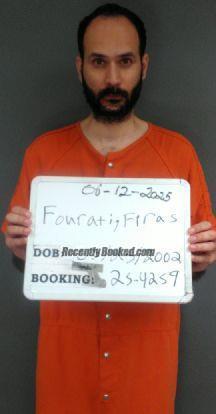 Recent Booking / Mugshot for Firas Fourati in Sebastian County, Arkansas