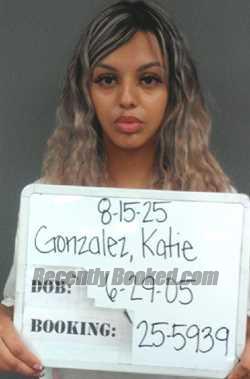 Recent Booking / Mugshot for Katie Ruby Gonzalez in Sebastian County ...