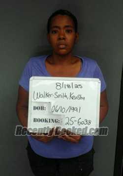 Recent Booking / Mugshot for Keosha Truniece Walker-Smith in Sebastian ...