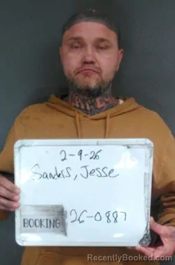 Jesse Ray Sanders Arrest & Booking Info | Sebastian County, AR